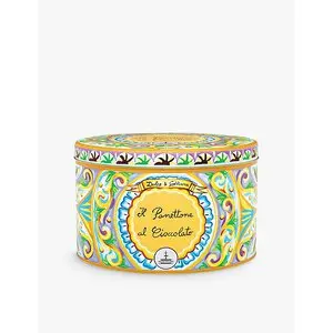 Dolce & Gabbana Panettone Ai Due Cioccolati With Dark And Milk Chocolate And Candied Citrus Tin 500g - One-color