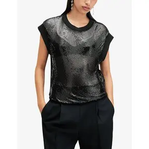 ALLSAINTS Shane Chain Mail Top