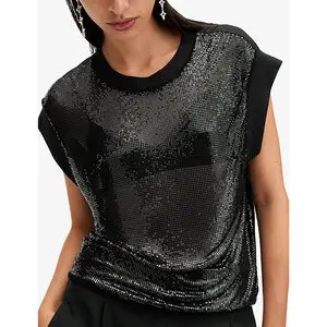 ALLSAINTS Shane Chain Mail Top