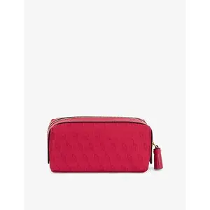 ANYA HINDMARCH Logo-jacquard Nylon Pouch - Magenta