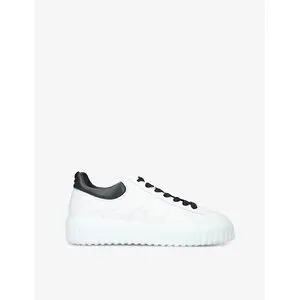 Hogan H-stripes Branded Leather Low-top Trainers