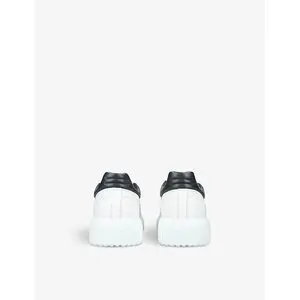 Hogan H-stripes Branded Leather Low-top Trainers