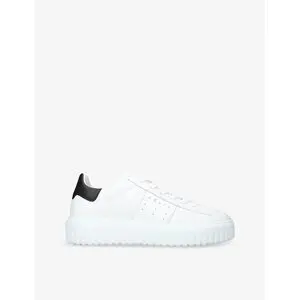Hogan H-stripes Logo-print Leather Low-top Trainers - White