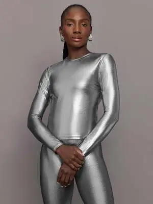 Metallic Activewear For Women