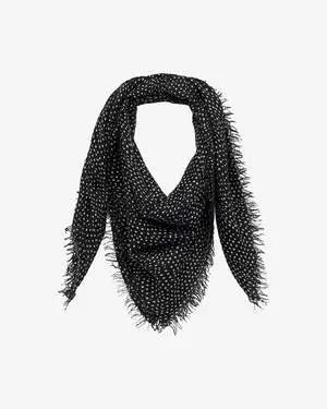 Isabel Marant Alecia Scarf Black/ecru