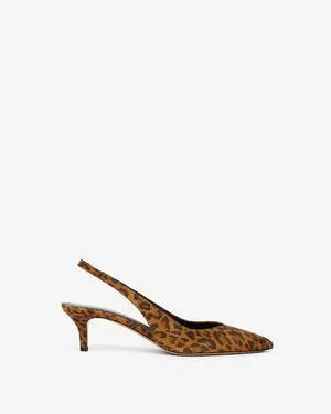 Isabel Marant Étoile Padim Slingback Pumps - Leopard