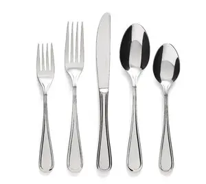 OVERANDBACK Over&back 20 Piece Classic Flatware Set Stain Less Steel - Silver
