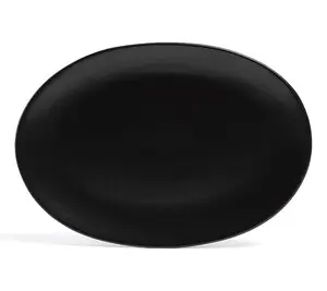 OVERANDBACK Over&back Coupe Semi Matte Stoneware Oval Servi Ng Platter - One-color