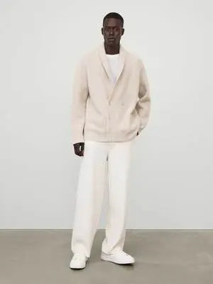 LISA YANG Lyle Cardigan Jacket - Oyster