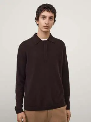 LISA YANG The Emil Cashmere Sweater - Dark Oak