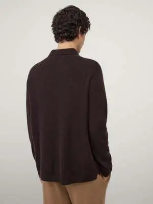 LISA YANG The Emil Cashmere Sweater - Dark Oak