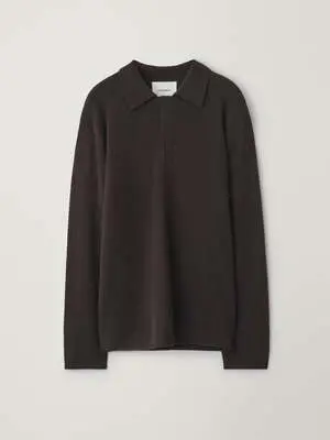 LISA YANG The Emil Cashmere Sweater - Dark Oak