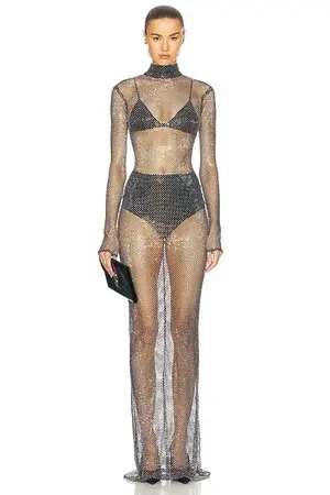 THE NEW ARRIVALS ILKYAZ OZEL Catroux Embellished Dress - Vendetta
