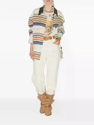 MARANT ETOILE Dayvi Striped Coat