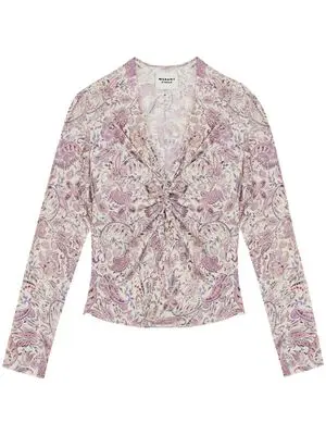 MARANT ETOILE Zekia Blouse - Neutrals