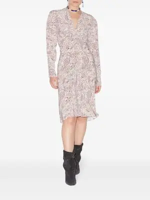 MARANT ETOILE Zeliha Midi Dress - White