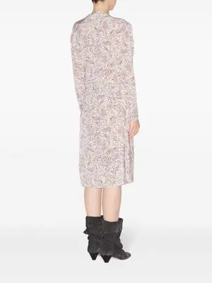 MARANT ETOILE Zeliha Midi Dress - White