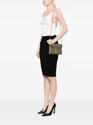 Saint Laurent Cassandra Logo-plaque Leather Crossbody Bag
