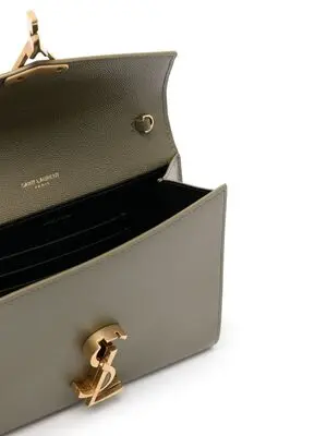 Saint Laurent Cassandra Logo-plaque Leather Crossbody Bag