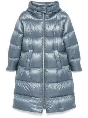 Herno Quilted Down Coat - Blue