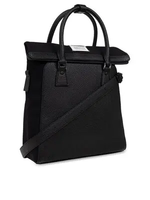 MAISON MARGIELA Four-stitch Two-way Handbag - Black