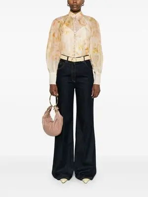 Zimmermann Crush Shirt - Yellow