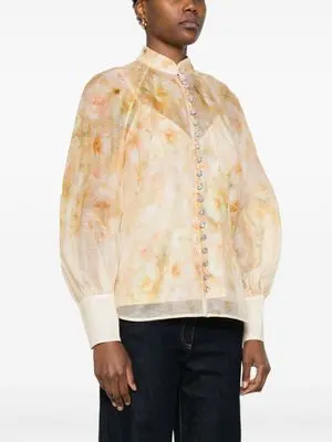 Zimmermann Crush Shirt - Yellow