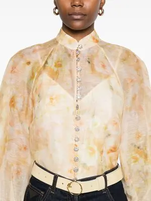 Zimmermann Crush Shirt - Yellow