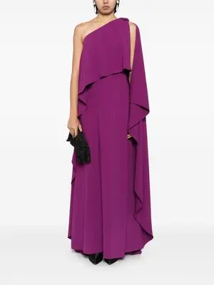 Elie Saab Asymmetric Long Dress
