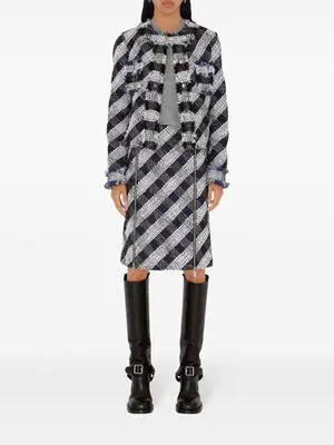 Burberry Check Tweed Mini Skirt