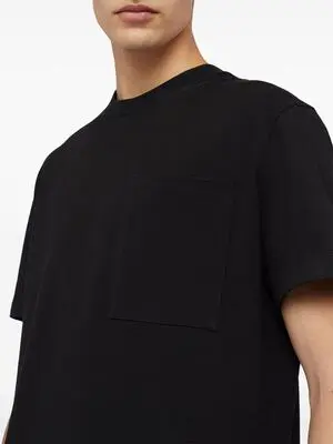 JIL SANDER Crew-neck Cotton T-shirt - Black