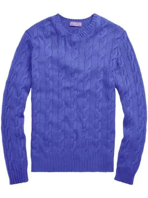 Polo Ralph Lauren Ralph Lauren Purple Label Cable-knit Jumper - Blue