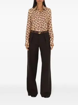 Burberry Paisley-print Silk Shirt
