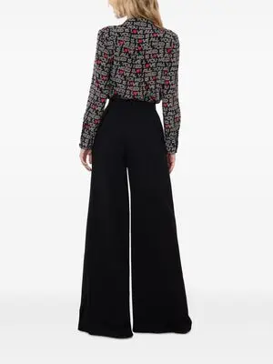 Alice + Olivia X The Beatles Willa Shirt - Black