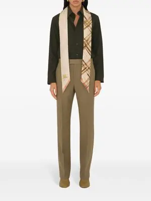 Burberry Reversible Checked Scarf - Neutrals