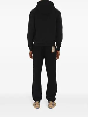 Burberry Checked Cotton Track Pants