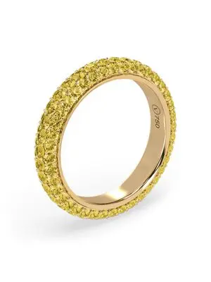 VEYNOU 18kt Recycled Gold Pavé Diamond Eternity Ring