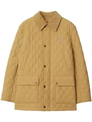 Burberry Diamond-quilted Jacket - Neutrals