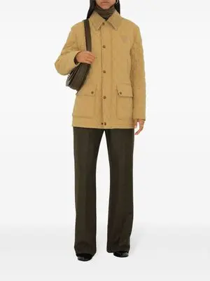 Burberry Diamond-quilted Jacket - Neutrals