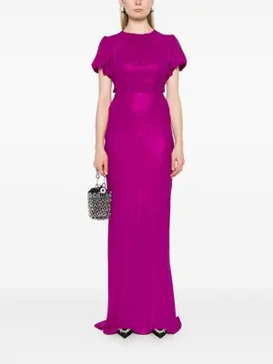 PARLOR Open-back Maxi Dress - Pink