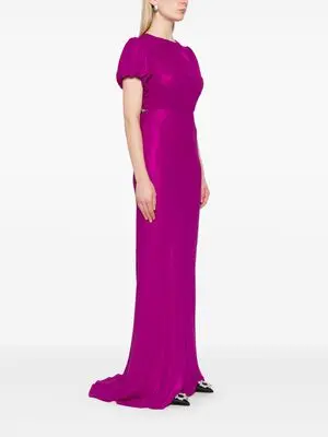 PARLOR Open-back Maxi Dress - Pink