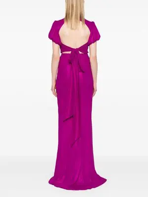 PARLOR Open-back Maxi Dress - Pink