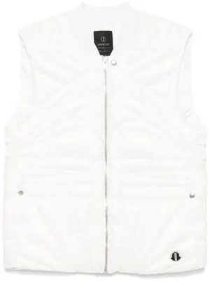 MONCLER + RICK OWENS Megapenta Flight Gilet - White