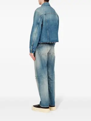 MAISON MARGIELA Cotton Denim Jacket - Blue