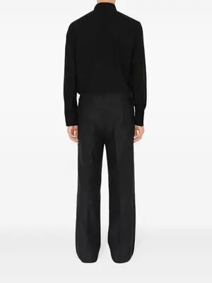 Burberry Slim Fit Cotton Silk Tuxedo Shirt