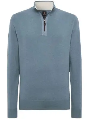 Boggi Milano Cashmere Half-zip Jumper