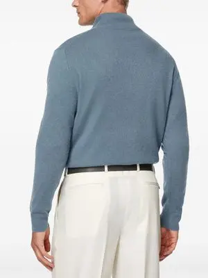 Boggi Milano Cashmere Half-zip Jumper