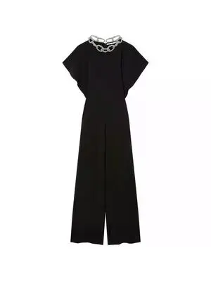 Stella McCartney Chain-embellished Jumpsuit - Black