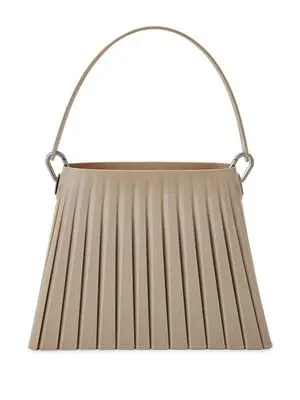 TOUCHLESS Pleated 3d-printed Shoulder Bag - Neutrals