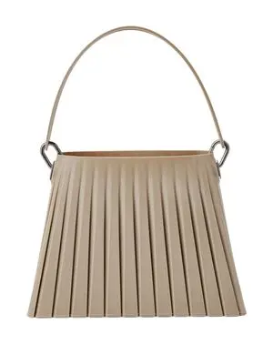 TOUCHLESS Pleated 3d-printed Shoulder Bag - Neutrals
